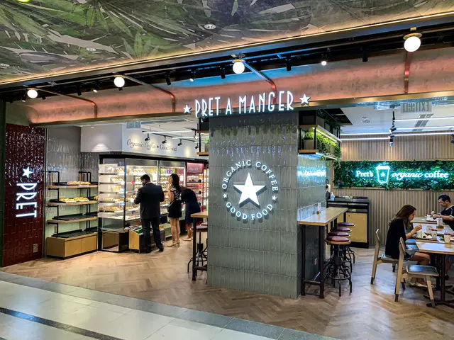 Pret A Manger - British Sandwich Coffee Shop in Tsim Sha Tsui K11 Musea ...